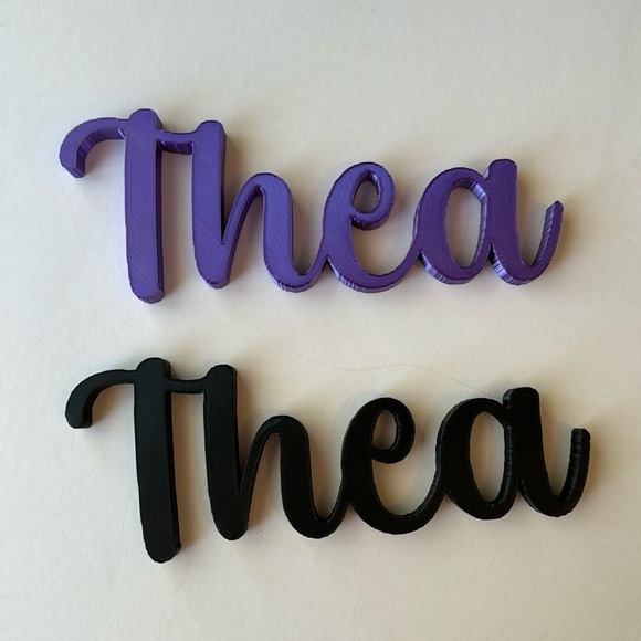 Hand Crafted | Wall Decor | 3d Printed Thea Name Signs | Poshmark